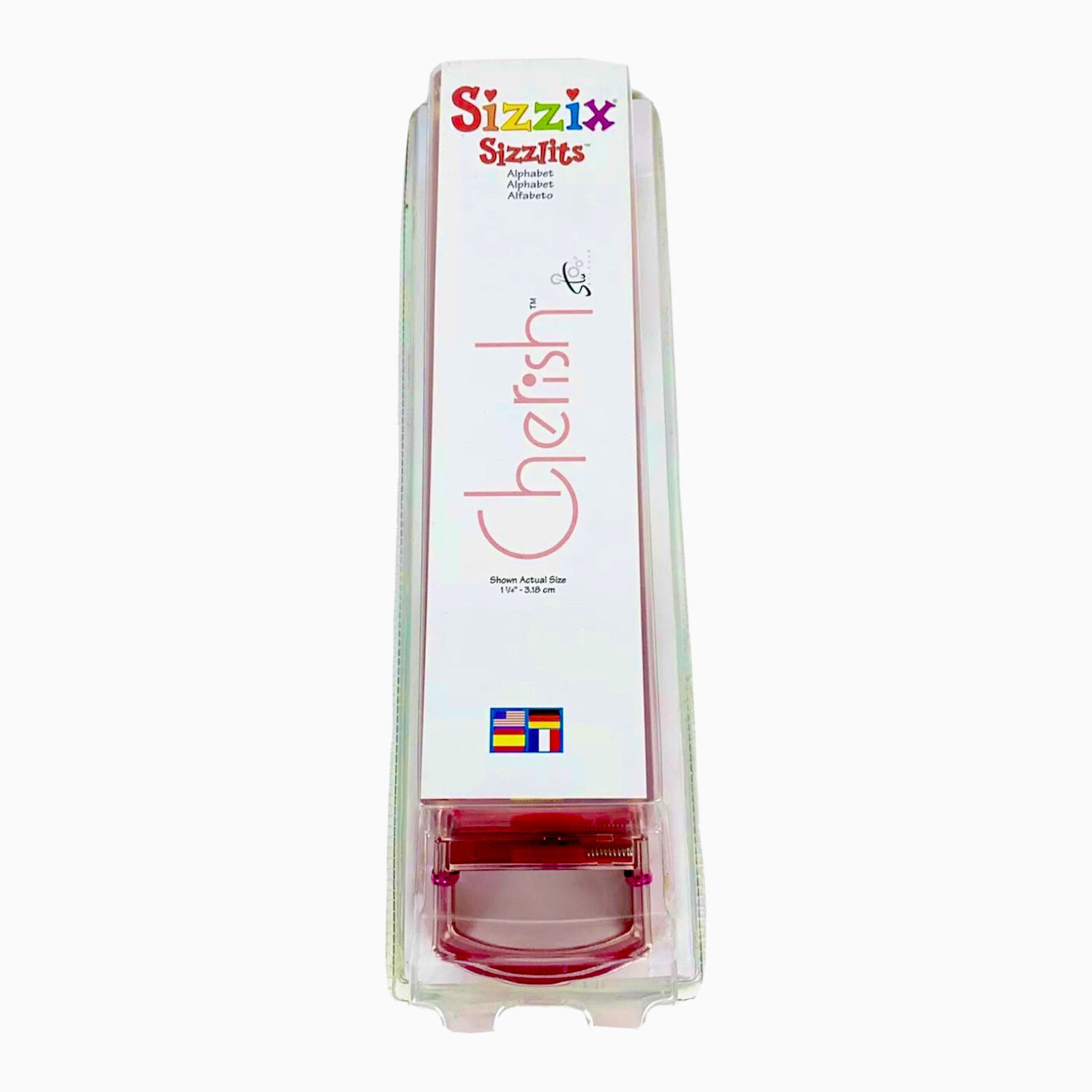 Sizzix Sizzlits Alphabet CHERISH 1 1/4 Set of 35 Dies - Cherish BRAND ...