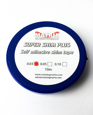 Self Adhesive Hardened Stainless Steel Shim Tape - 0.03mm 30microns ...