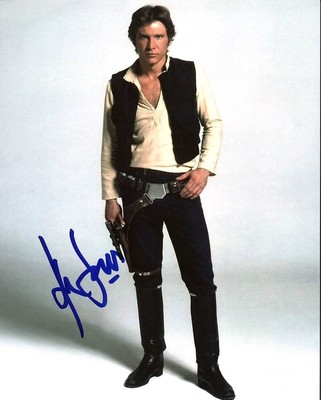HARRISON FORD ~ HAN SOLO ~ Hand signed photo COPY! VERY NICE! F1 | eBay