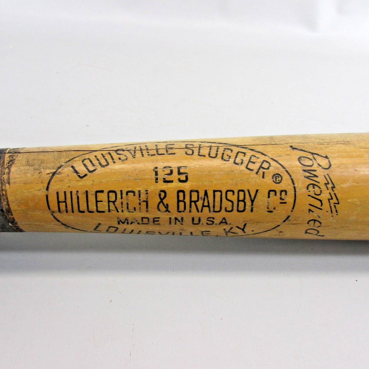 Vintage Hillerich & Bradsby Co 125 ERNIE BANKS Louisville Slugger Bat 35" | eBay