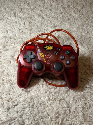 Mad Catz PS2 Dual Force 2 Pro Turbo Controller Red Playstation 2 Corded ...