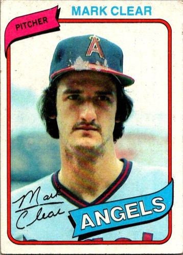 1980 Topps #638 Mark Clear baseball card 6T | eBay
