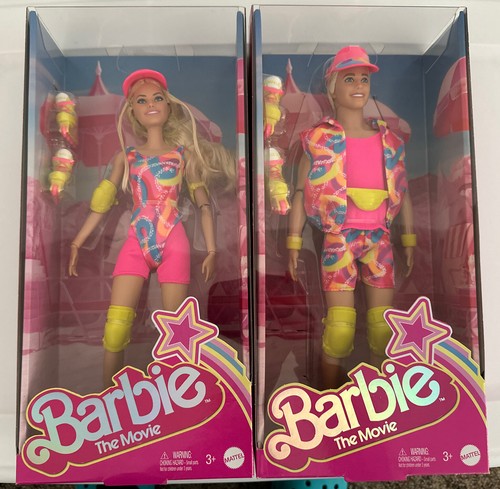 Barbie The Movie Rollerblading Inline Skating Barbie & Ken Doll Set ...