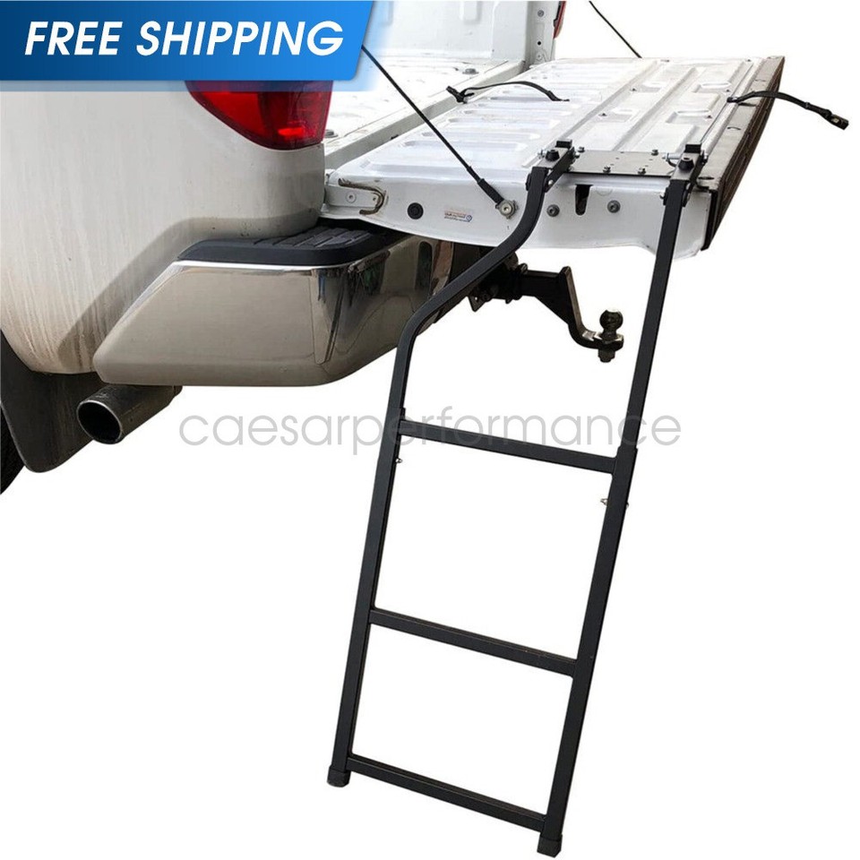 Universal Fit Tailgate Ladder Adjustable Rear Gate Step Ladders for ...
