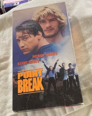 Point Break (VHS, 1991) Patrick Swayze Keanu Reeves 86162187032| eBay