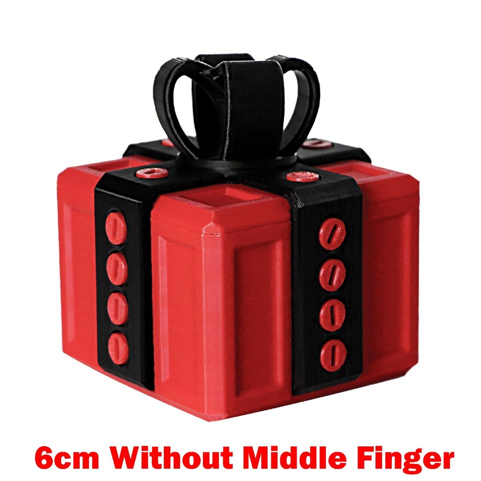 The Annoying Present with Middle Finger in A Box Gift Box with Screws ...