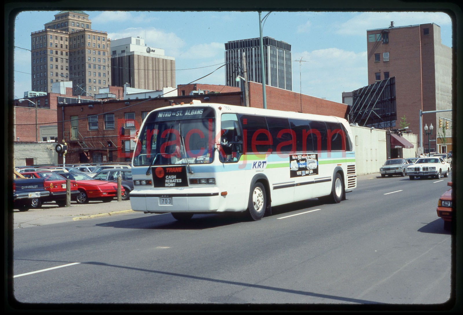 KRT Charleston (WV) original bus slide # 703 taken 1988 | eBay