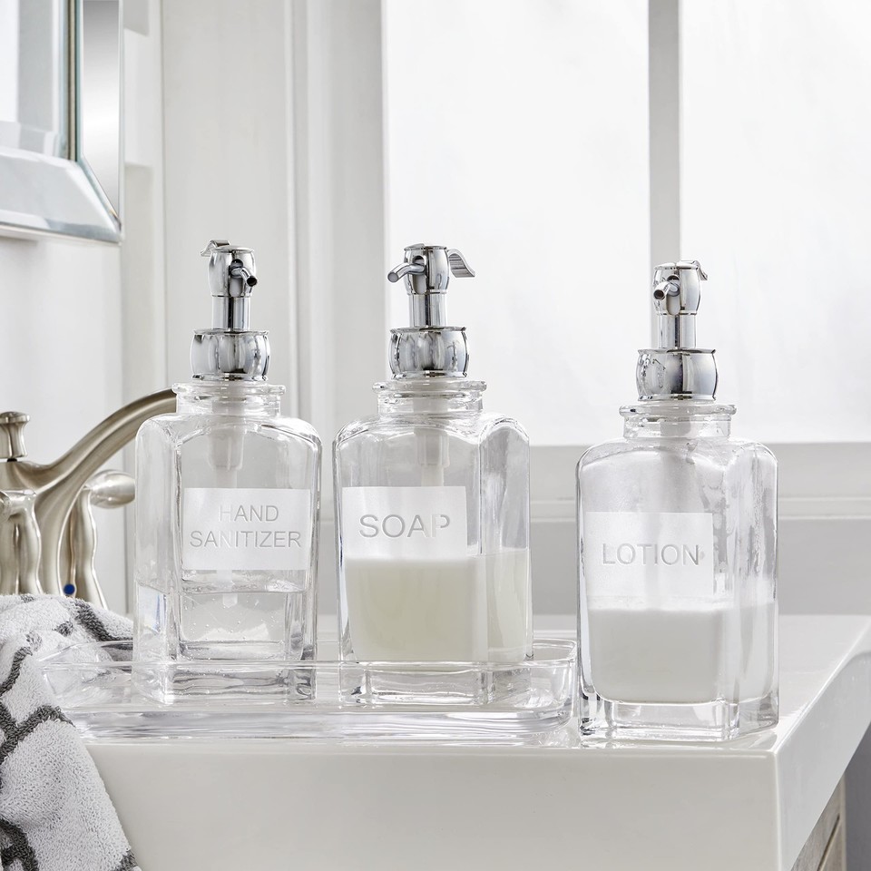 Vern Yip Lincoln Lotion Dispenser, Clear | eBay