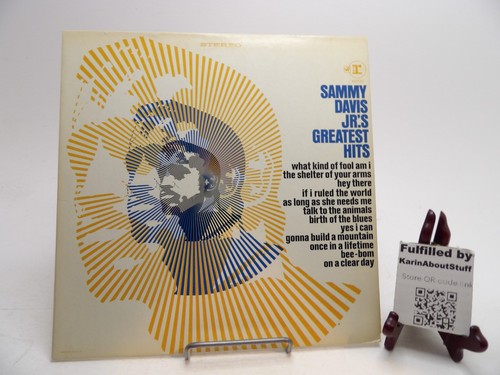 Sammy Davis Jr. Greatest Hits LP Reprise 6291 Tan/Orange Color Stereo ...