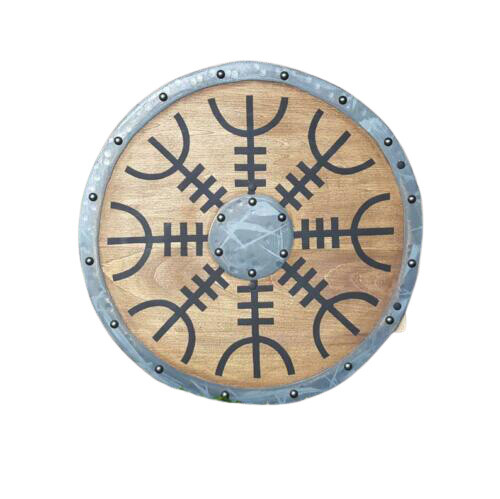 Medieval Armor 24" Viking Shield Heavy Rope Battle Ready Shield ...