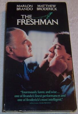 The Freshman VHS Video Marlon Brando Matthew Broderick 43396702936| eBay