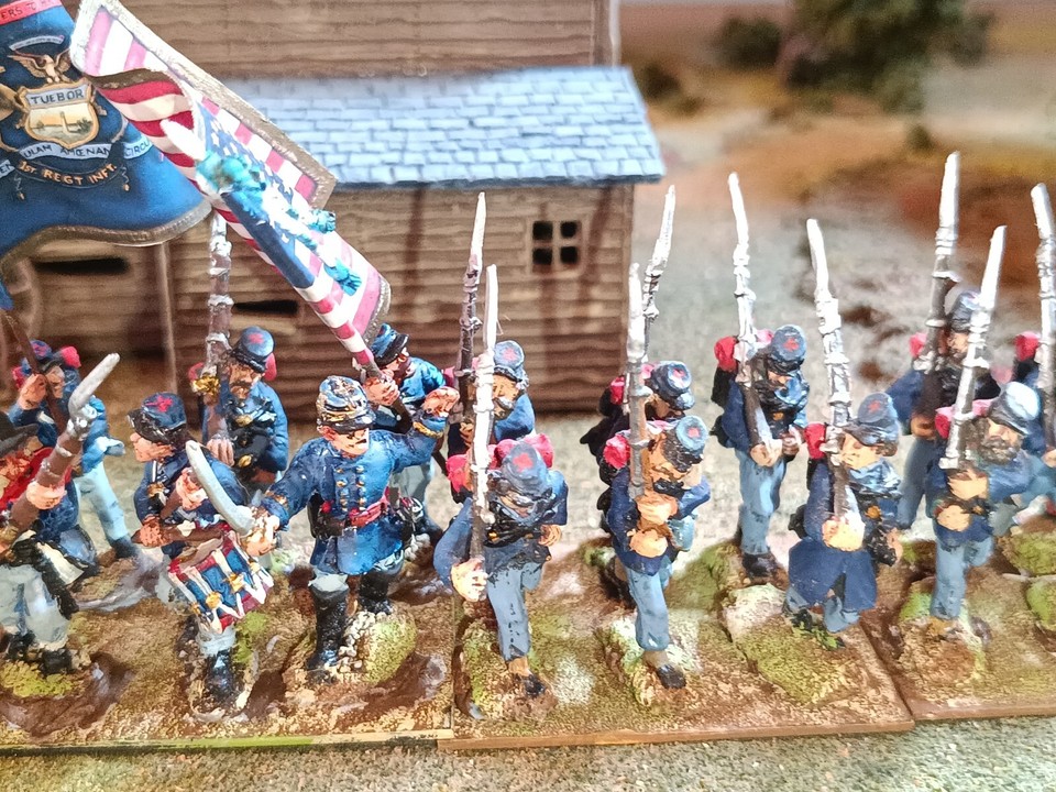 28mm ACW - Union 1st Michigan Infantry Regiment / pro painted | eBay