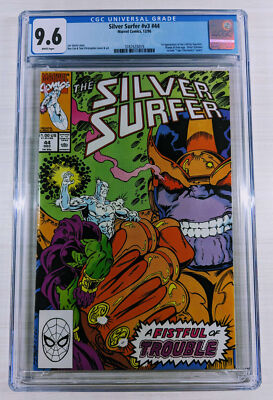SILVER SURFER #44 CGC 9.6 (1990) 1ST APPEARANCE OF THE INFINITY ...