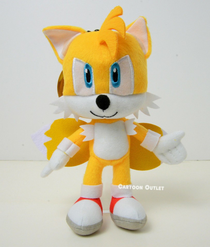 Sonic The Hedgehog Tails Plush Doll Keychain Backpack Clip Coin Bag Toy ...