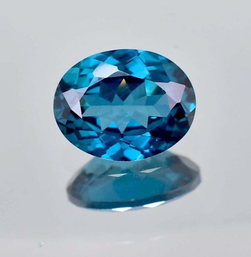 8.35Ct Natural Indicolite Blue Green Tourmaline Oval Loose Gemstone 14 ...