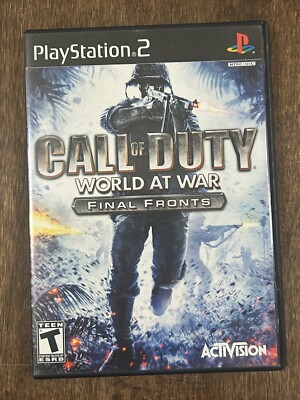 Call of Duty ~ World at War Final Fronts COD PS2 Playstation 2 Cib | eBay