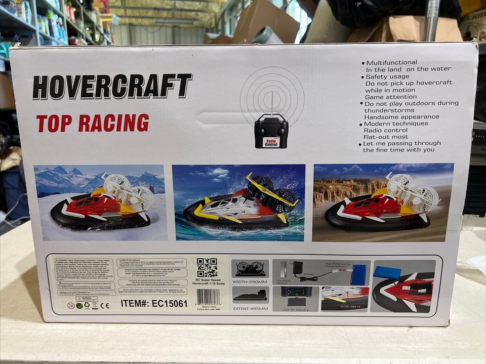 RC Hovercraft Top Racing Electric High Speed Racing Remote Control Toy ...