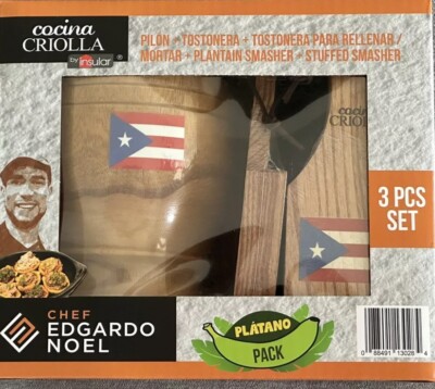 COCINA CRIOLLA PILÓN, TOSTONERA Y TOSTONERA PARA RELLENAR PLATANO PACK ...