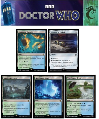 5x (1/ea) - SIMIC Commander Land & Artifact Lot - Doctor Who - NM MTG ...