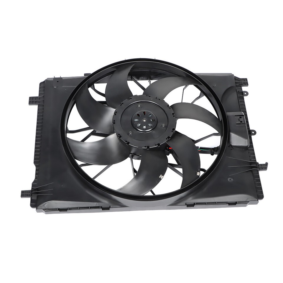 2045000293 Radiator Cooling Fan Assembly For Mercedes E350 E400 C300 ...