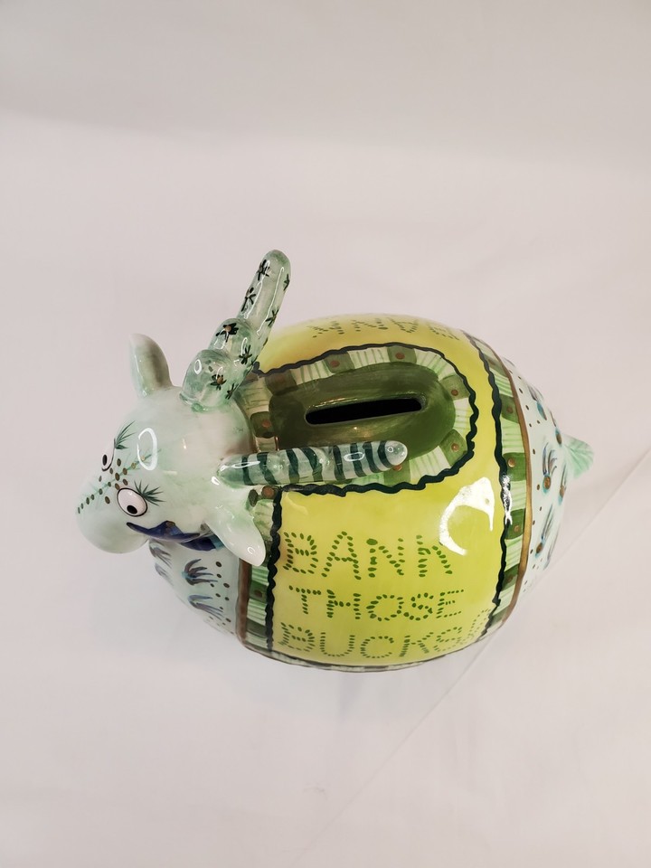 Fiitz & Floyd Cash Critters “Bank Those Bucks” Goat Coin Money Bank | eBay