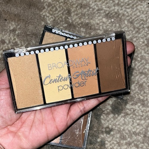 2 For 1 Broadway Colors Contour Artist Powder 4 Pallet Kit BPK02 Medium ...