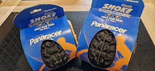 Panaracer Smoke Re-Issue Tan Wall Classic MTB Tyres Retro Vintage x2 ...