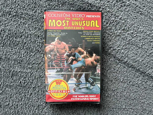 WWF Coliseum Video Most Unusual Matches VHS Wrestling WWE Andre The ...