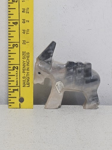 Vtg Mexican Carved Natural Stone Onyx Burro Donkey Mule Figurine 3 ...