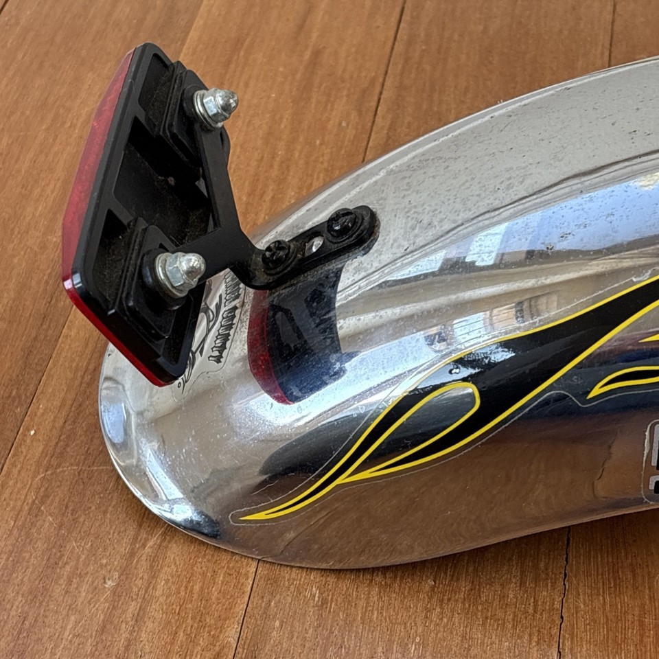 Schwinn Sting-Ray OCC Chopper Fender Bicycle Chrome Flames Orange ...