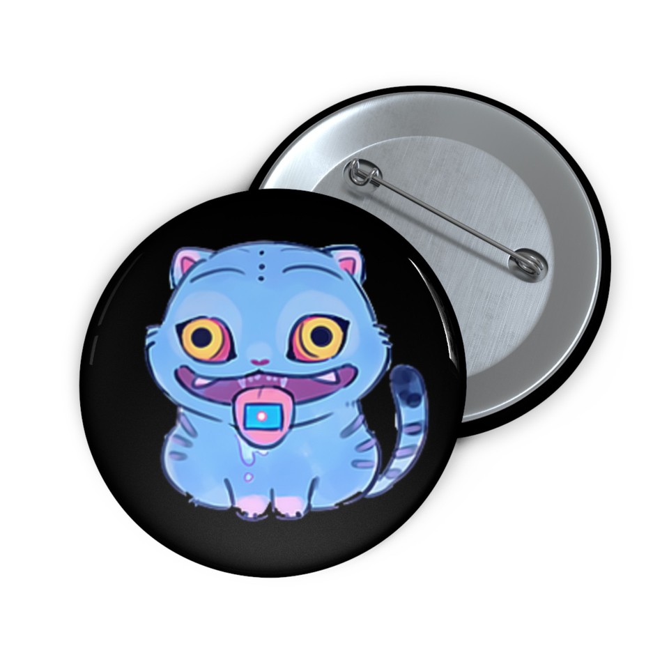 kpop demon hunters derpy tiger Pin Button, Cat Lover Gift, Funny pin | eBay
