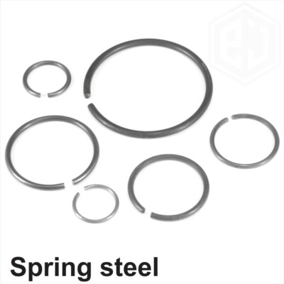 Retaining Rings Round Wire Circlip for Shafts Snap Ring DIN 7993 A ...