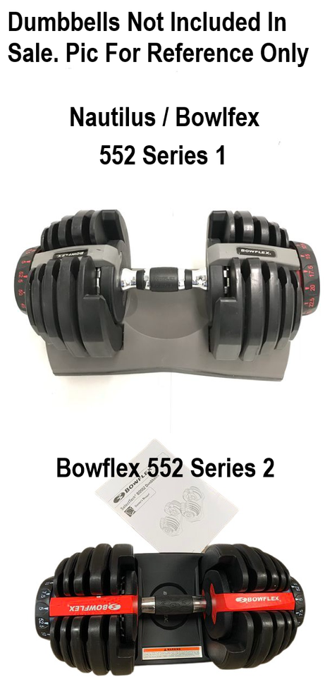 SERIES 1 ONLY - Bowflex Nautilus 552 Dumbbells Replacement Handle Parts ...