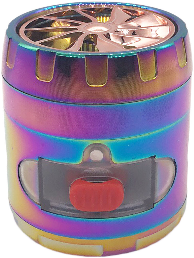 2.5" 4 Piece Pretty Stash Grinder Herb Spice Crusher Rainbow Color | eBay