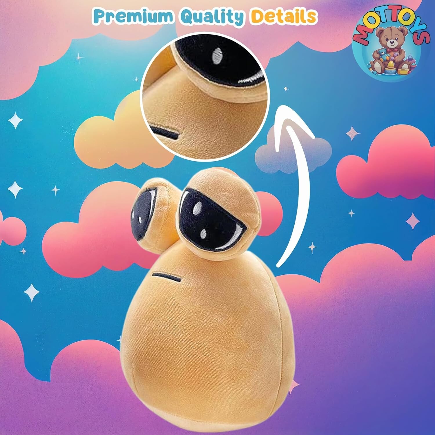 22cm/8.6in Alien Plush Toy Game and Different Emotional Pillow Fun App ...