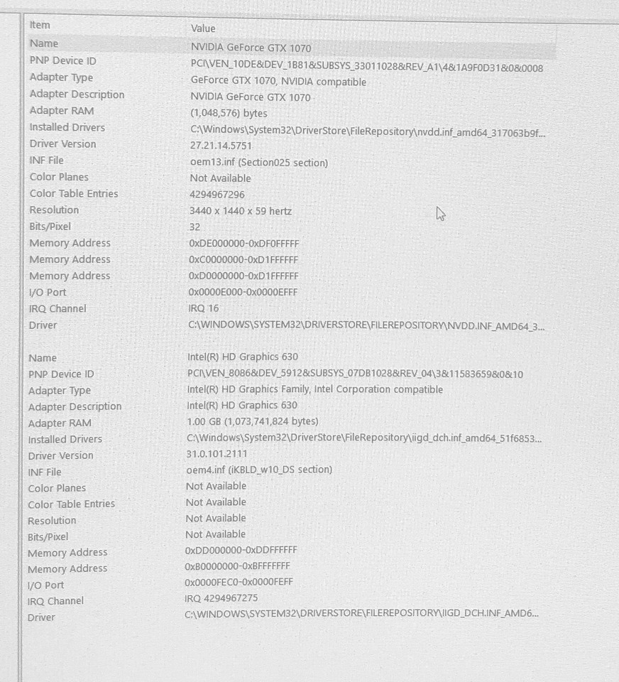 Alienware Aurora R6, 1TB, 16GB RAM, i7-7700, NVIDIA GeForce GTX 1070 ...