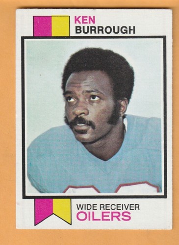 Ken Burrough Houston Oilers 1973 Topps #354 Texas Southern | eBay