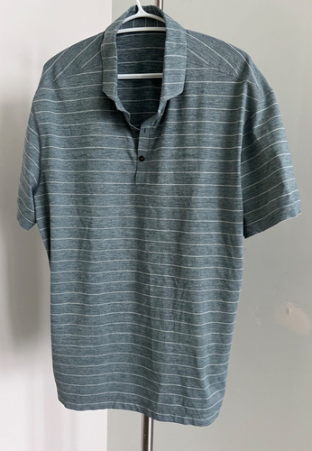 Lululemon Polo Shirt Mens Blue Compression Golf Size XL. EUC | eBay