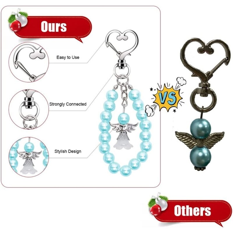 Metal Guardian Angel Charm Key Chains Accessories Fashion Jewelry for ...