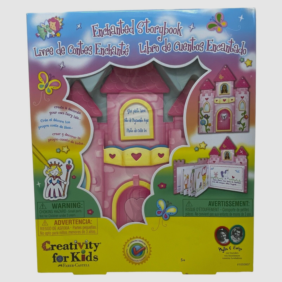 Kids Arts and Crafts Kit Faber Castell Story Book Glitter Stickers ...