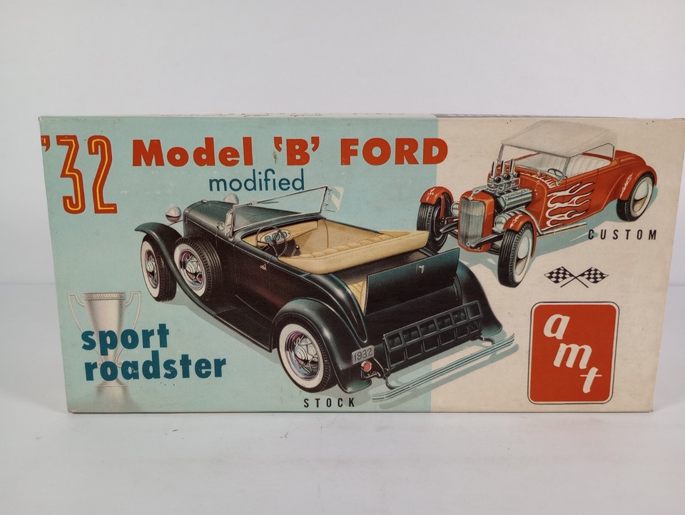 32 Ford Model B Modified AMT 1:25 Model Kit 332 149 Parts Lot | eBay