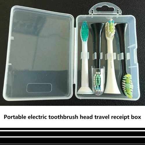 Electric Toothbrush Head Storage Case Transparent Portable Box ...