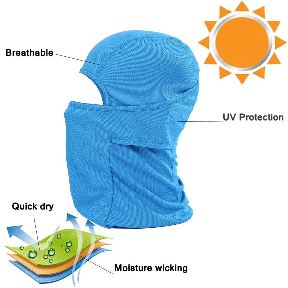 Balaclava Face Mask Thin UV Protection Ski Sun Hood Tactical Masks for ...