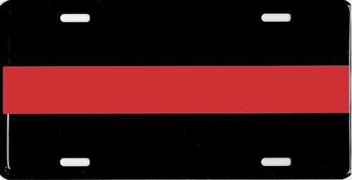 "Thin Red Line" License Plate (MP9059) (L7) | eBay