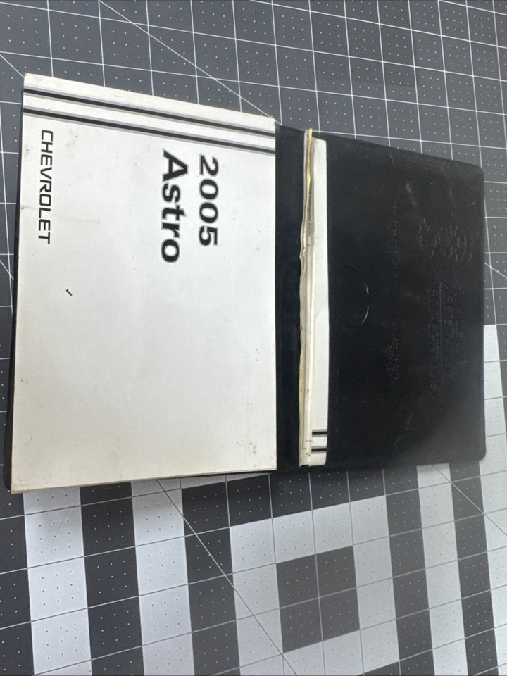 Chevrolet Owner Manual Astro 2005 | eBay