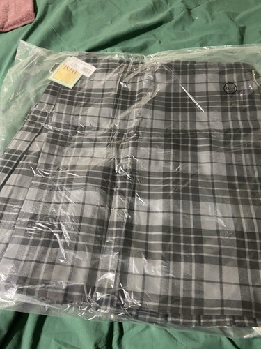 Men’s Kilt Grey Black Plaid Size 42-44 Punk Goth Tripp NYC Dropkick ...