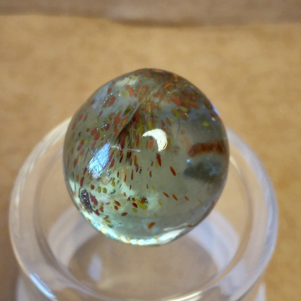 .60" Marble- Vacor Jabo Christensen- Frit, Lutz, Glows- Guinea ...