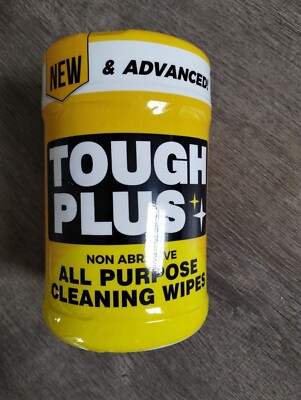 Tough Plus Heavy Duty All Purpose Cleaning Wipes 160 Pre-Soaked Wipes 6 ...