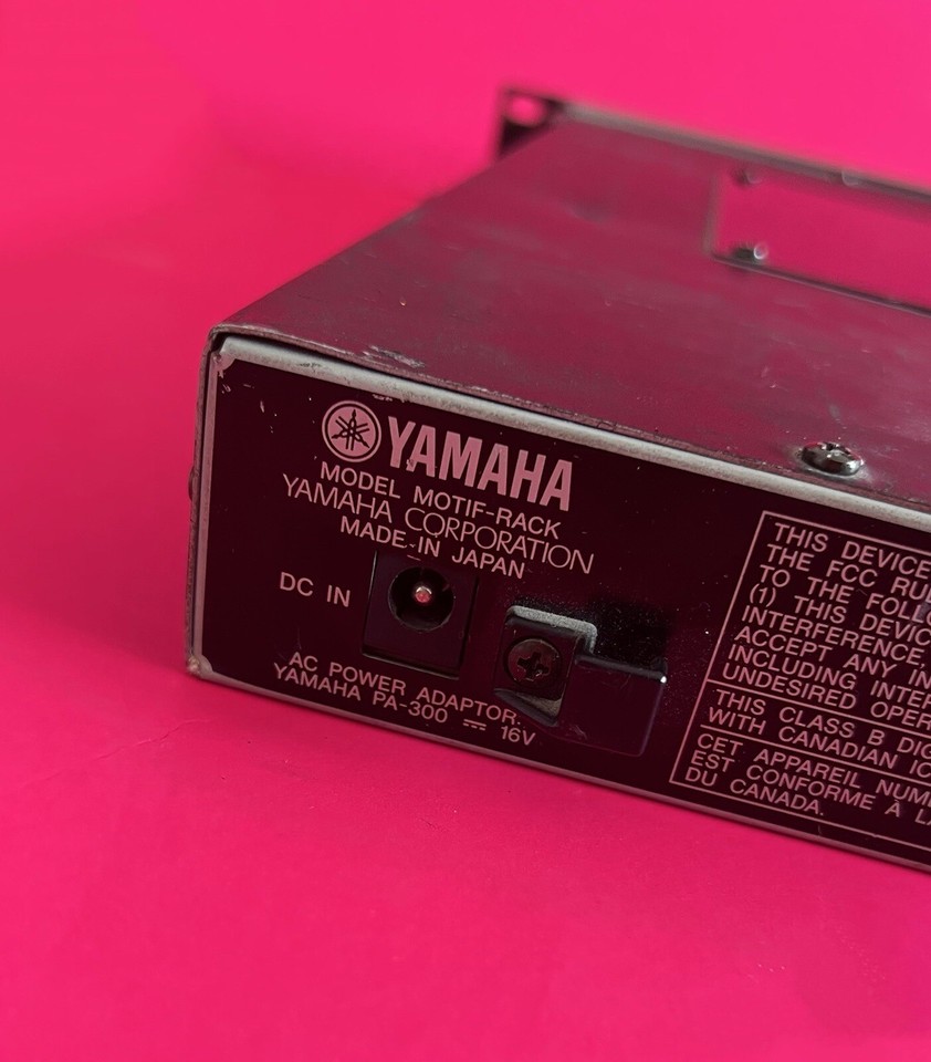 Yamaha Motif-Rack MOTIF RACK TONE GENERATOR Unit Only | eBay