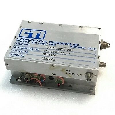13250-13750Mhz Microwave Oscillator SMA CTI MA-1404 | eBay